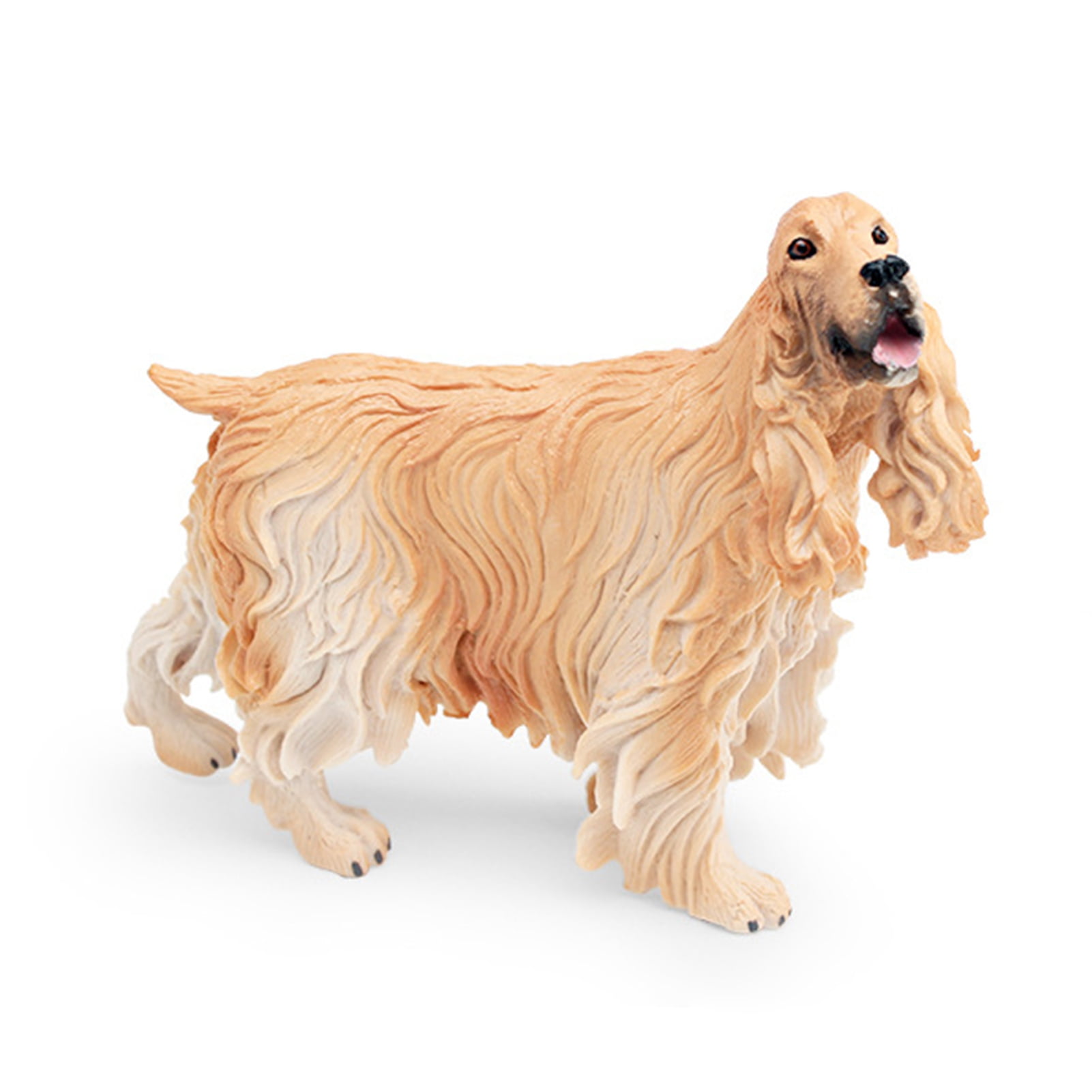 Eosunjian Simulated Dog Model Simulated Dog Figurine Pvc Pug Schnauzer ...