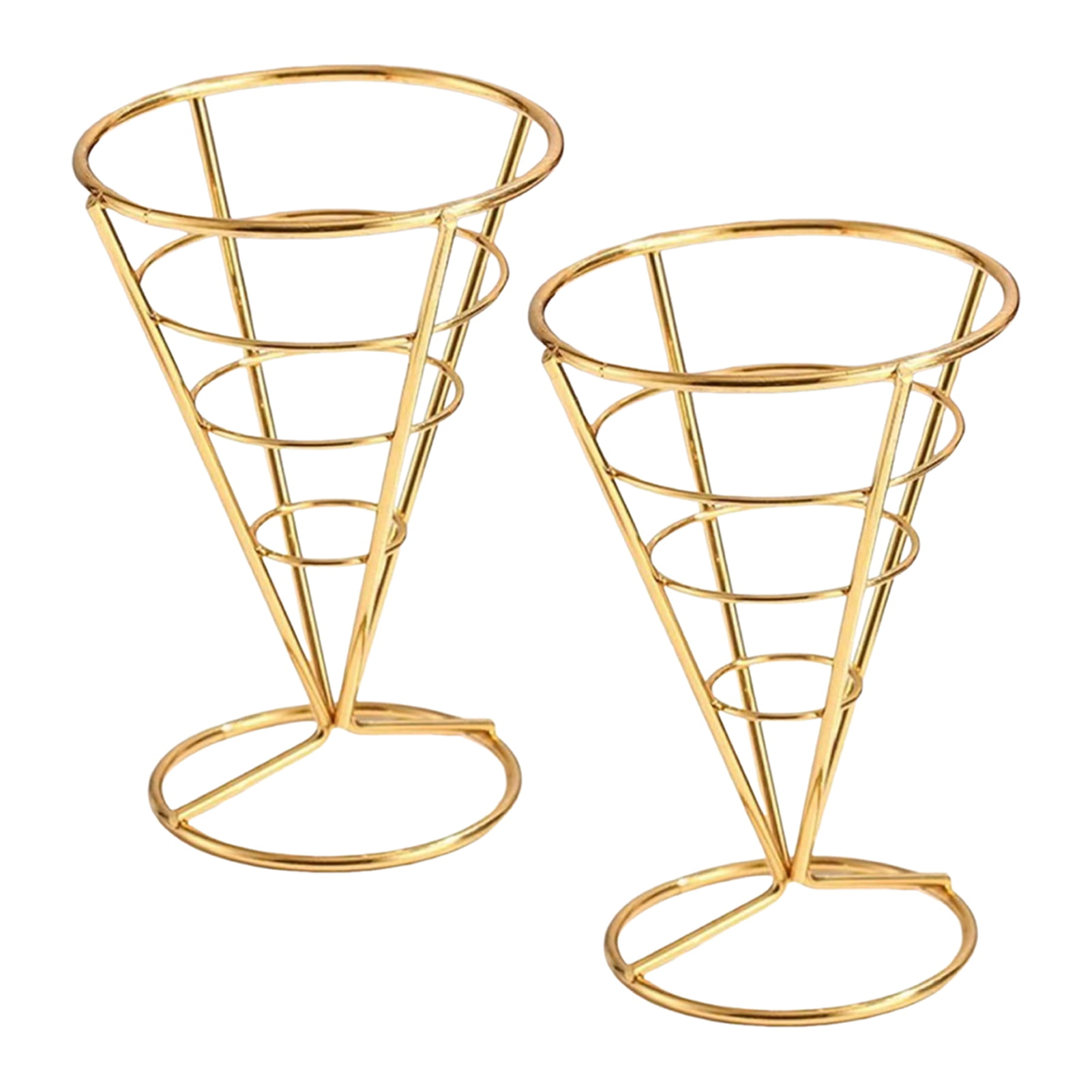 Eosunjian Waffle Cone Stand Stainless Steel Ice Cream Cone Holder Stand ...