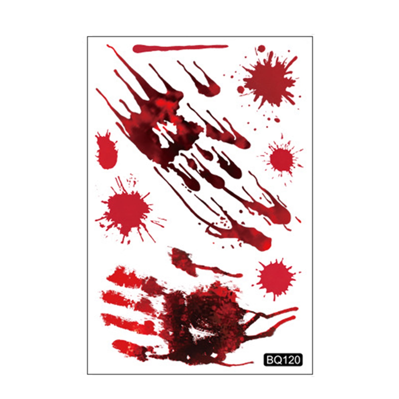 Eosunjian Window Sticker Removable Horror Traceless Reusable Scary ...