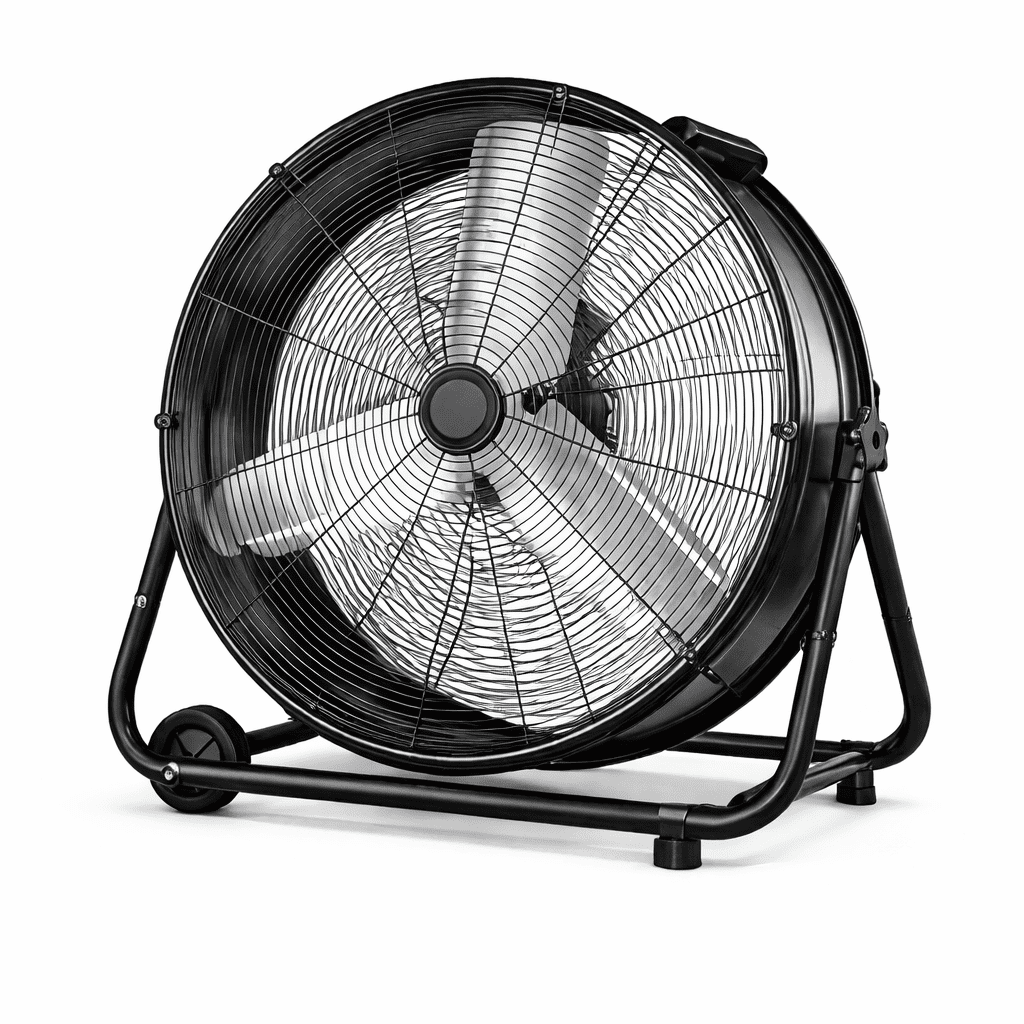 Ecotronic 24" High Velocity Industrial Drum Fan, 8900CFM Heavy Duty ...