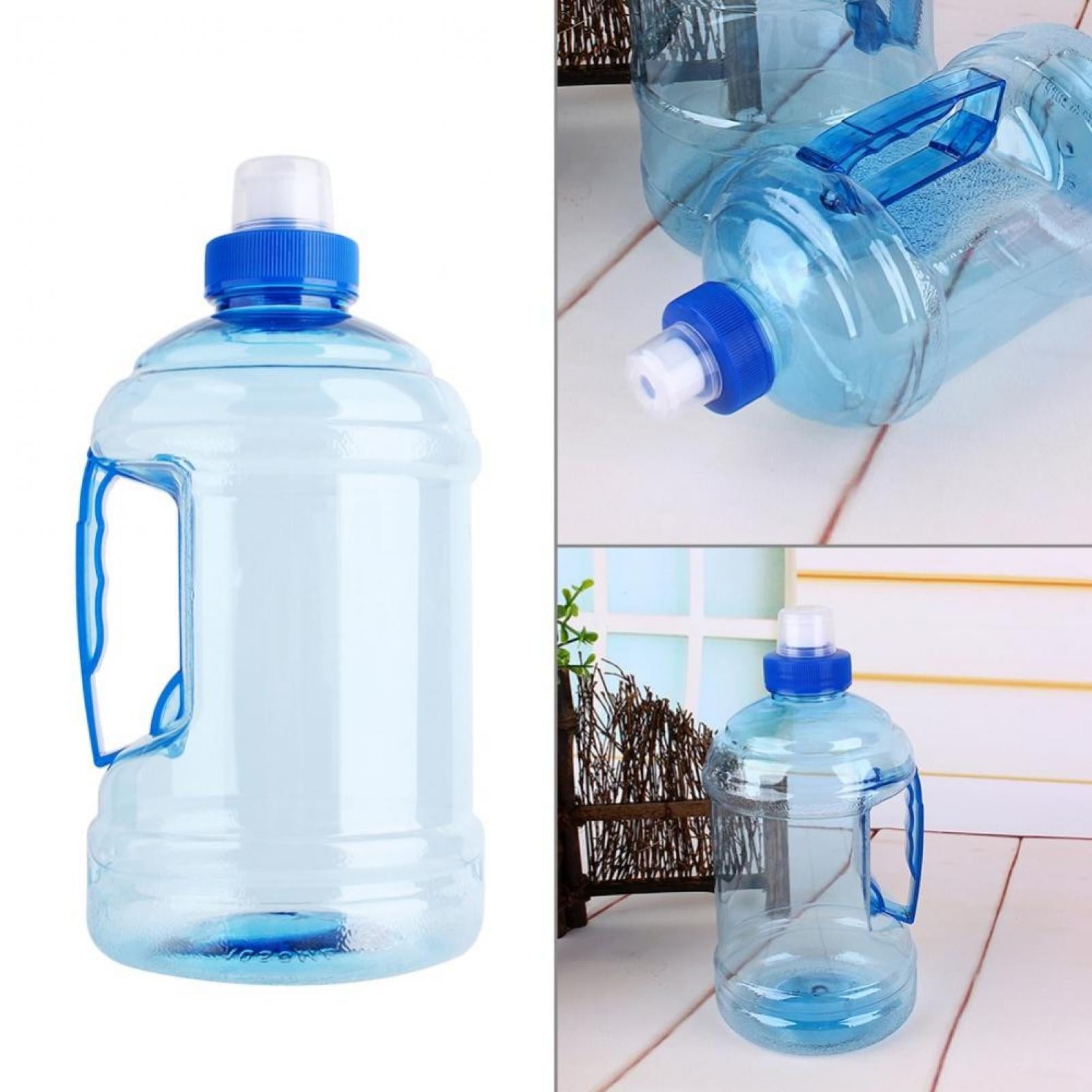 Eotvia Big Capacity 33.8 oz Blue Water Bottle with Handle & Push Cap ...