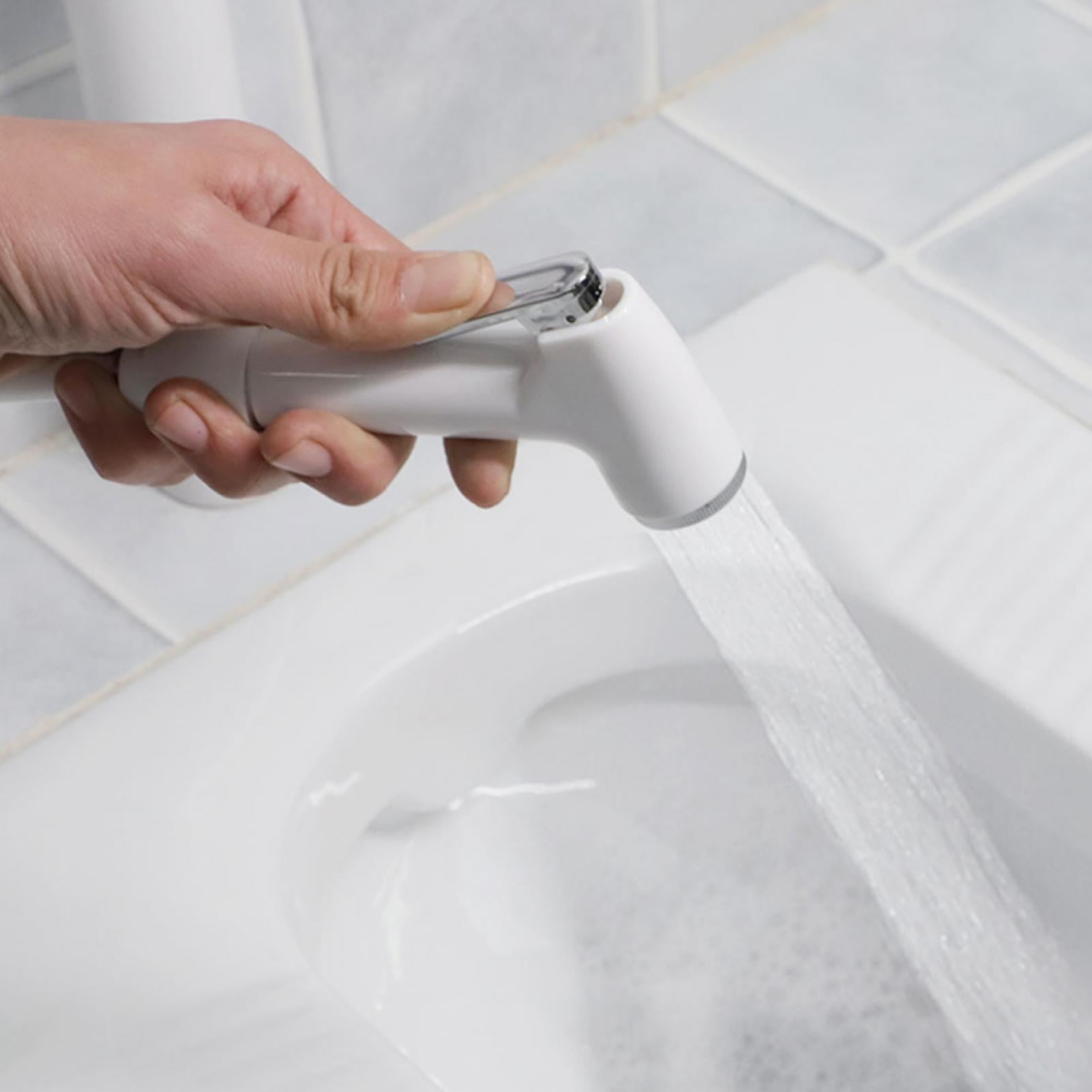 Eotvia Mini Jet ABS Handheld Bidet Attachment, White with Ergonomic ...