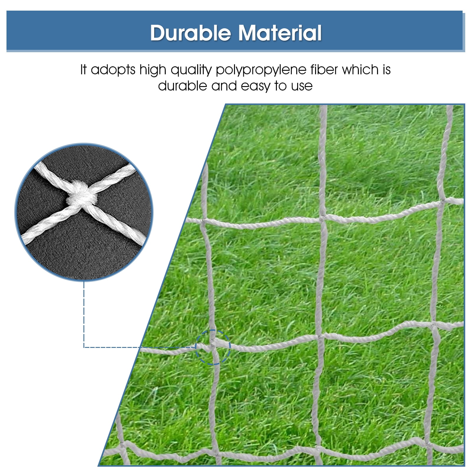 Eotvia Soccer Post Net,Soccer Goal Post,Full Size Football Soccer Net ...