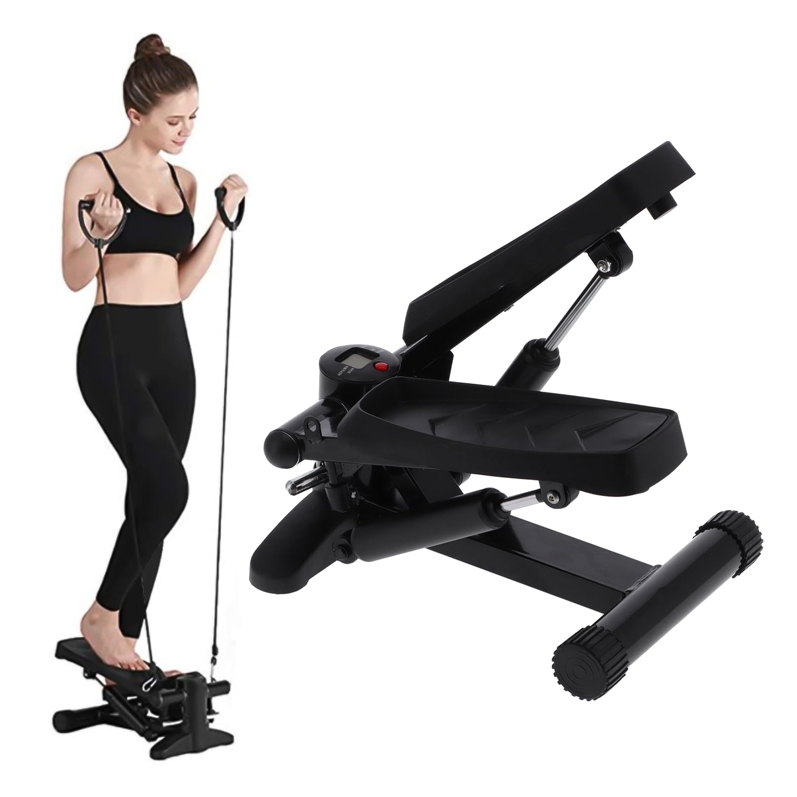 Eotvia Steppers for Exercise, Portable Mini Stepper with Resistance ...