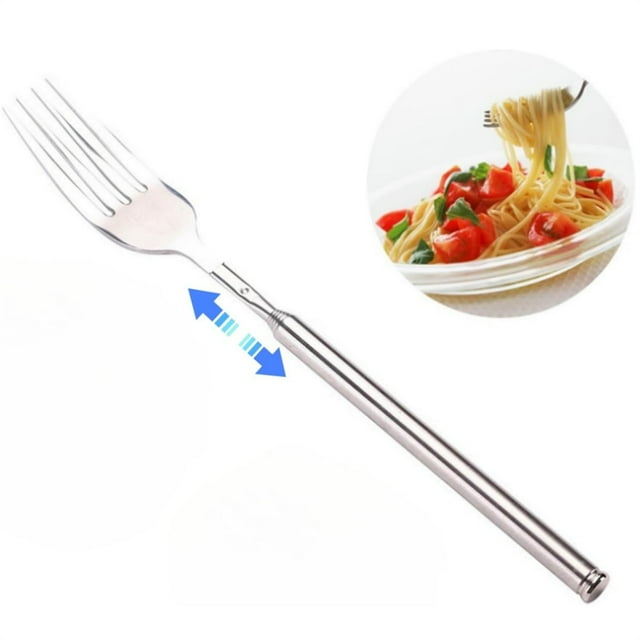 Eotvia Telescopic Fork, 1 Piece BBQ Telescopic Extendable Dinner Fruit ...