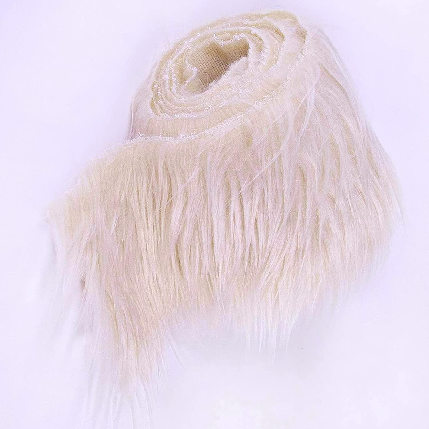 Eovea - Precut Faux Fur Strip - Shaggy Fur Fabric Trim Roll - 4" X 60 ...