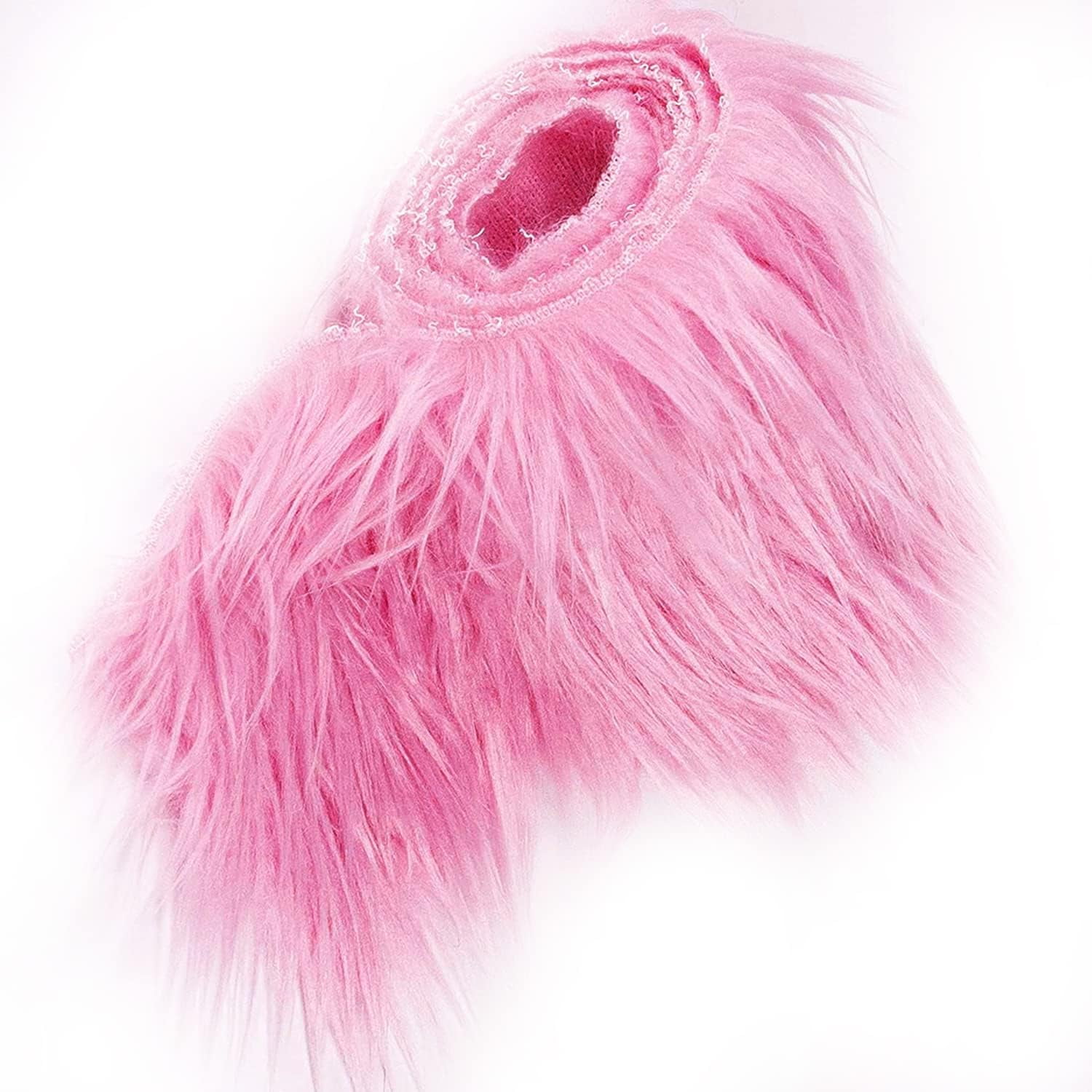 Eovea - Precut Faux Fur Strip - Shaggy Fur Fabric Trim Roll - 5" X 60 ...