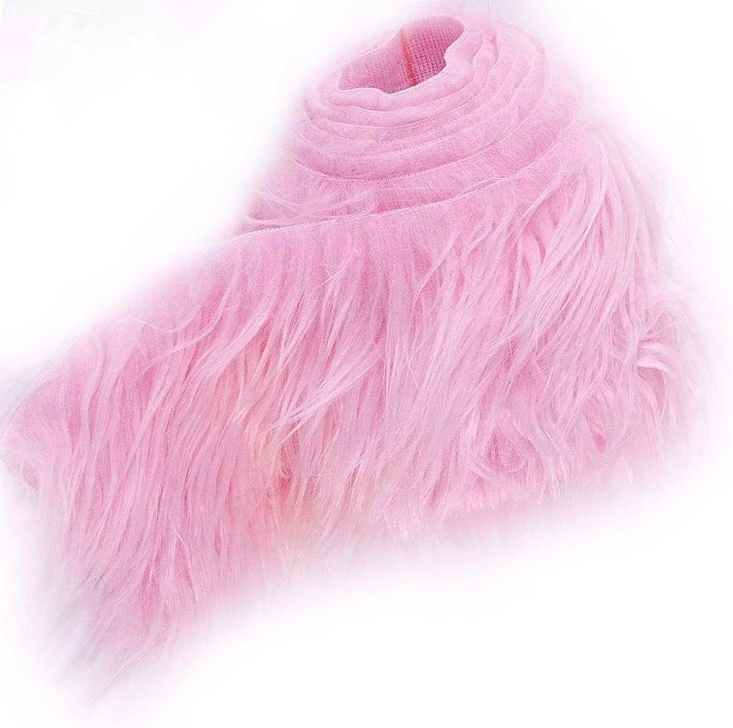 Eovea - Precut Faux Fur Strip - Shaggy Fur Fabric Trim Roll - 6" X 60 ...
