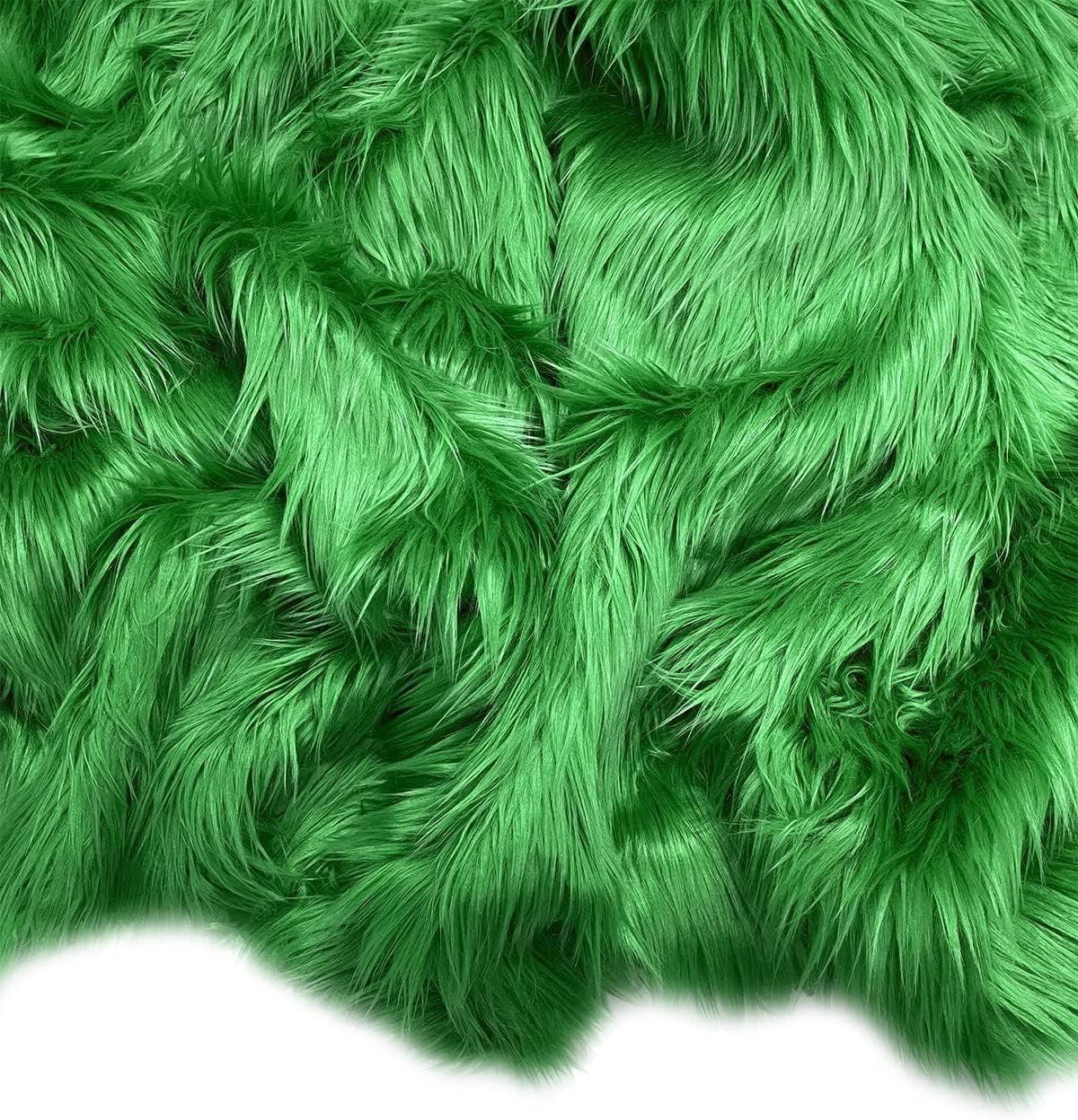 Eovea - Shaggy Faux Fur Fabric - 28X28"- Precut Fluffy Fur Square Patch ...