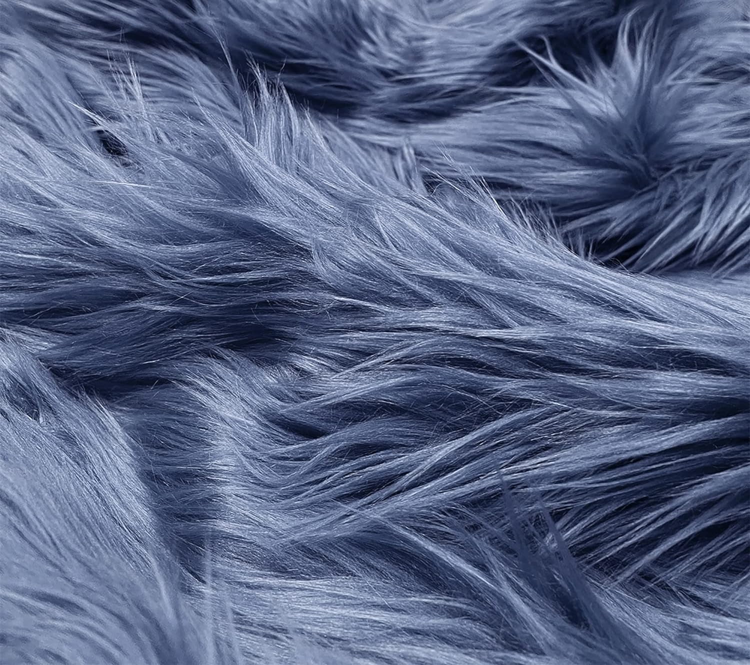 Eovea - Shaggy Faux Fur Fabric Square - 30"X30" Inches - Precut Fur ...