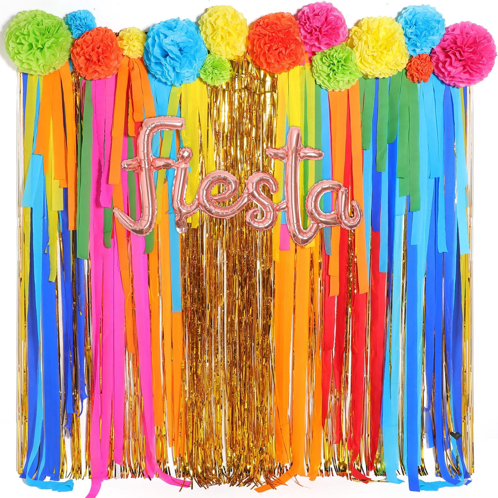 Epakh 25 PcsEGSC Mexican Party Backdrop Decorations Set Mexican Fiesta ...