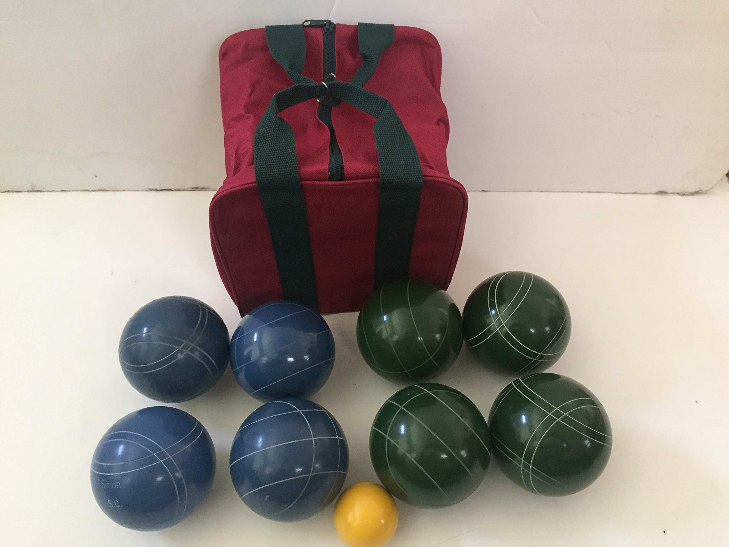 Epco (18 of 22) Bocce Set -110mm Blue and Dark Green Balls - Walmart.com