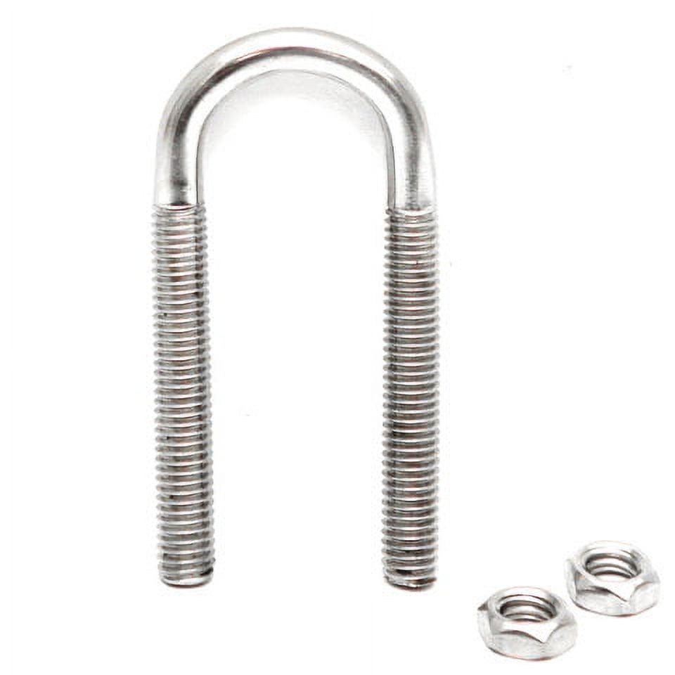 Epco Boat Bow Eye | Stainless Steel U Bolt 3/8 x 3/4 Inch - Walmart.com