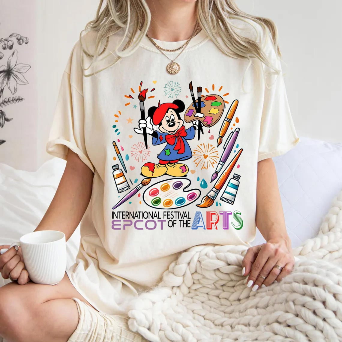 Epcot Festival Of Arts Shirt, Mickey Painting T-shirt, Disney Artist ...