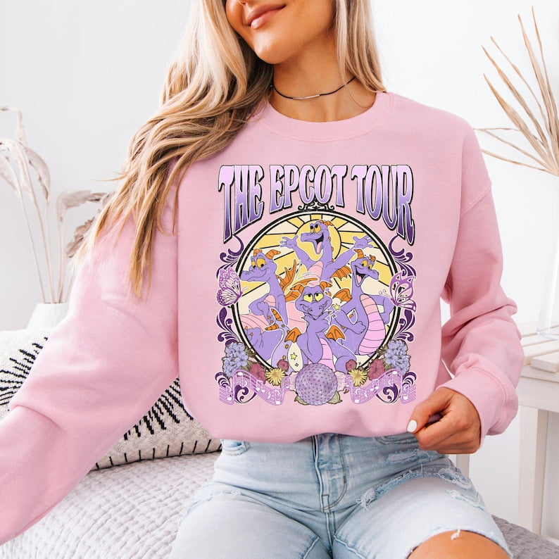 Epcot Figment Sweatshirt, The Epcot Tour Hoodie, Epcot World Tour ...