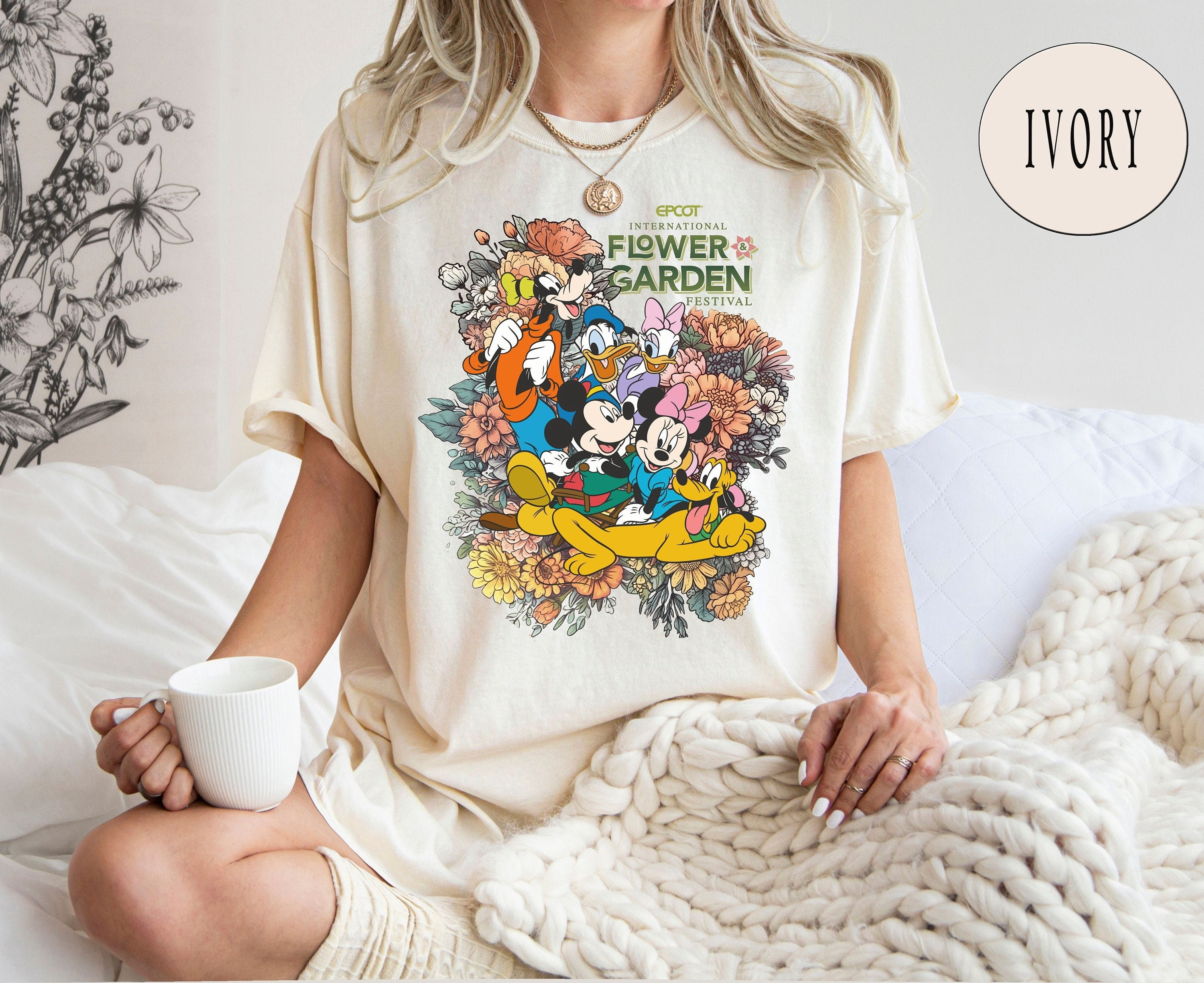 Epcot Flower & Garden Festival 2023 shirt, Custom character Mickey ...