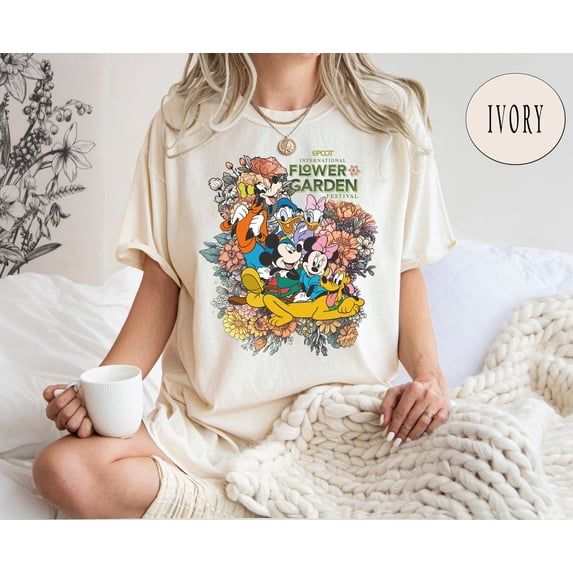 Epcot Flower & Garden Festival 2023 shirt, Custom character Mickey ...