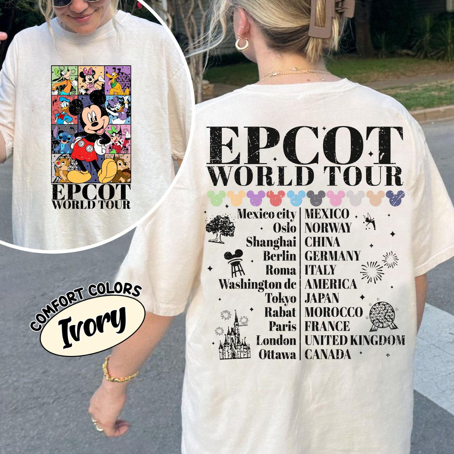 Epcot World Tour Shirt, land Tee, Drink Around The World Shirt, World ...
