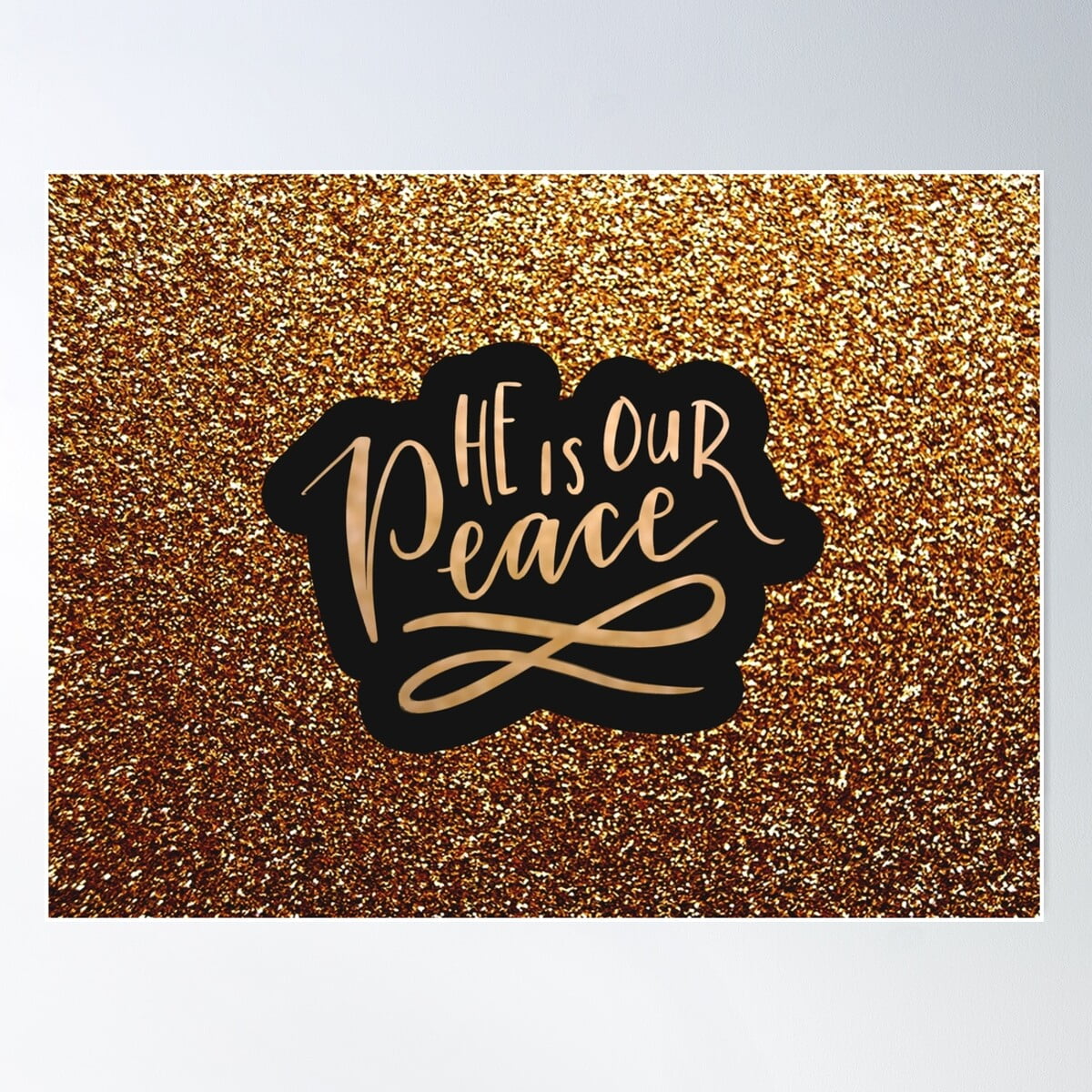 Ephesians 2:14 Poster Wall Art, Modern Wall Decor For Living Room ...