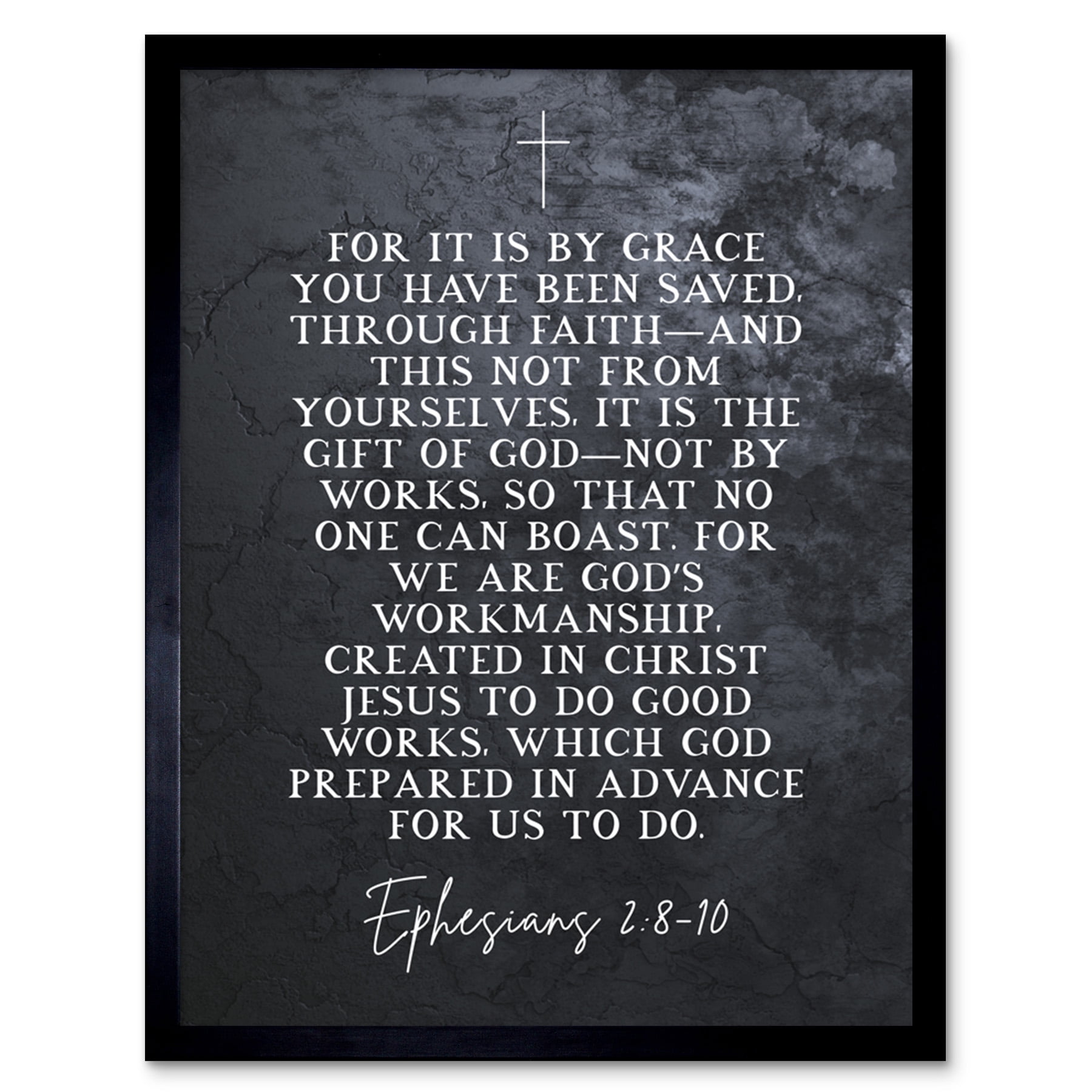 Ephesians 2:8-10 Saved Through Faith Gift Of God Created In Jesus ...