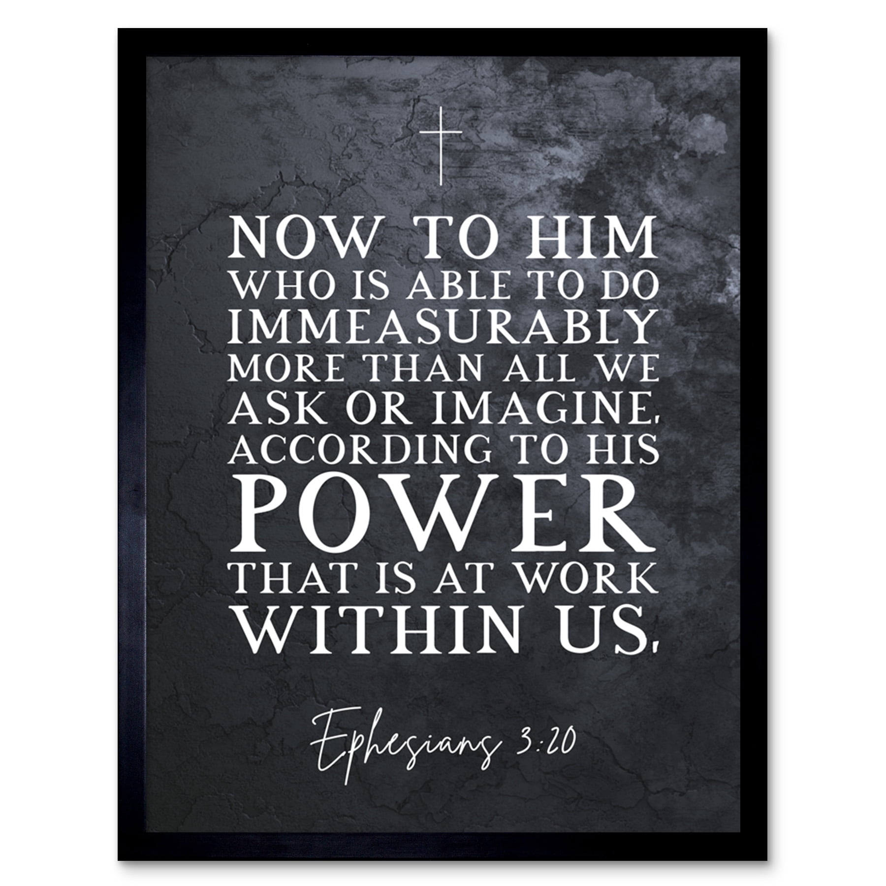 Ephesians 3:20 His Power At Work Within Us Christian Bible Verse Quote ...