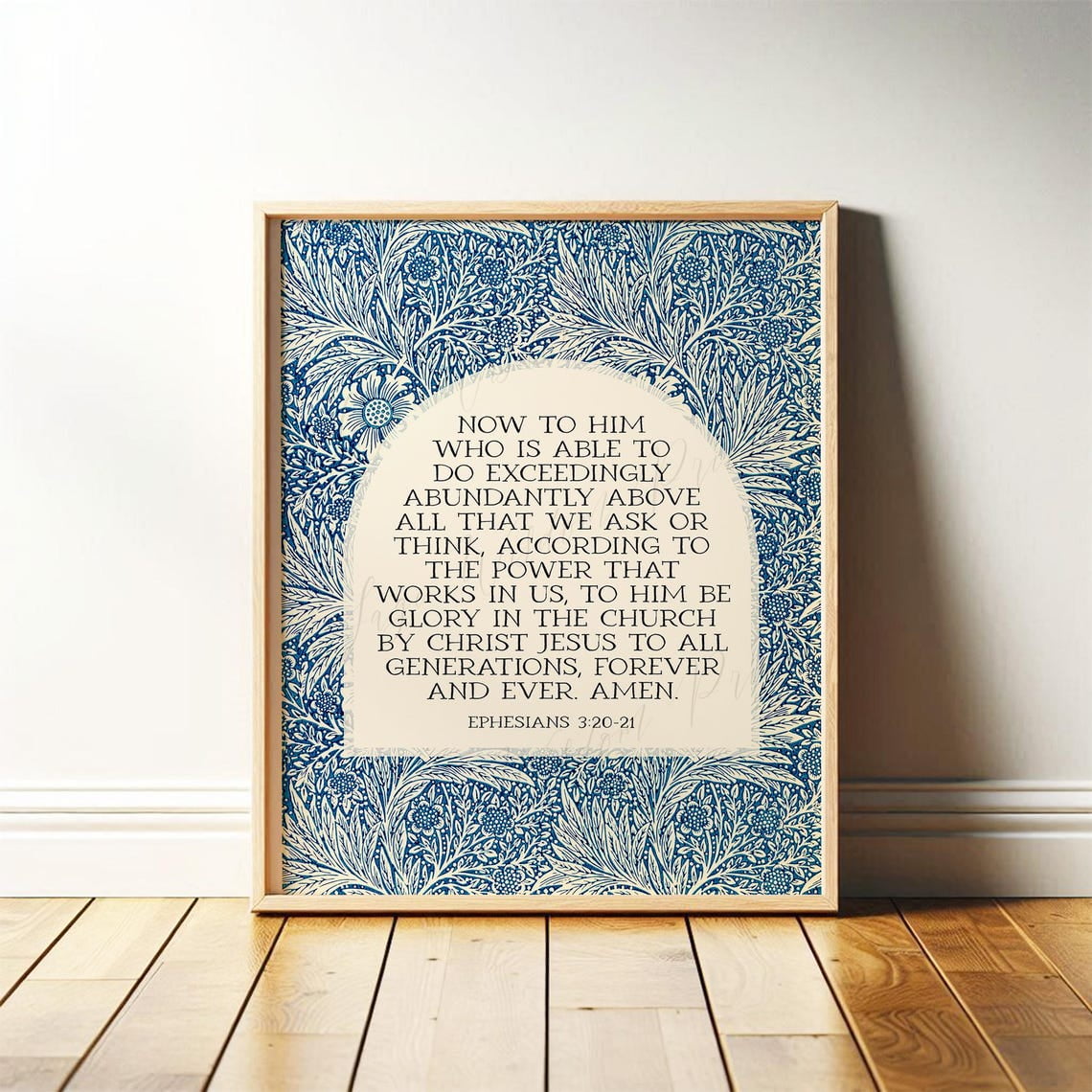 Ephesians 3, Christian Wall Art, Bible Verse Decor, Religious Scripture ...
