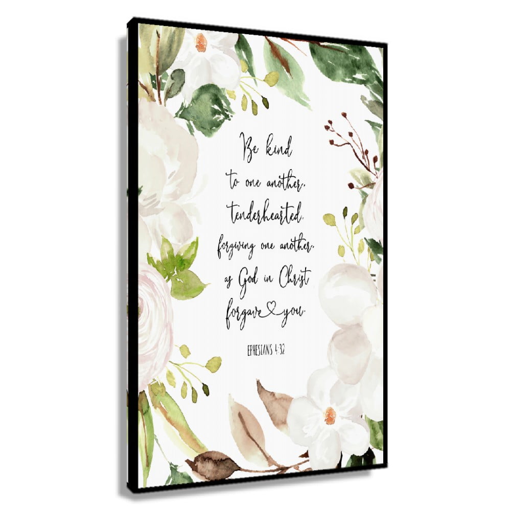 Ephesians 4 32 Be Kind To One Another Bible Verse Printable Wall Art ...