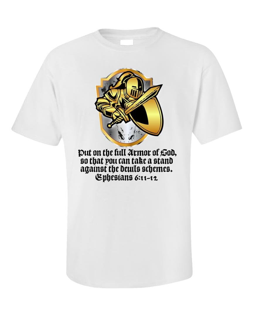 Ephesians 6:11-12 Shirt, Full Armor Of God Tee, Religious T-shirt ...