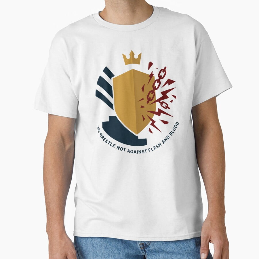 Ephesians Armor Of God Shield Crown Shirt, Casual Graphic Tee, Everyday ...