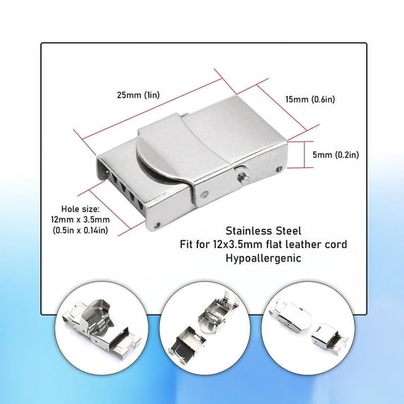 Ephesus Accessories Crimp Jaw Hook Watch Band Clasp, 1 Piece ...