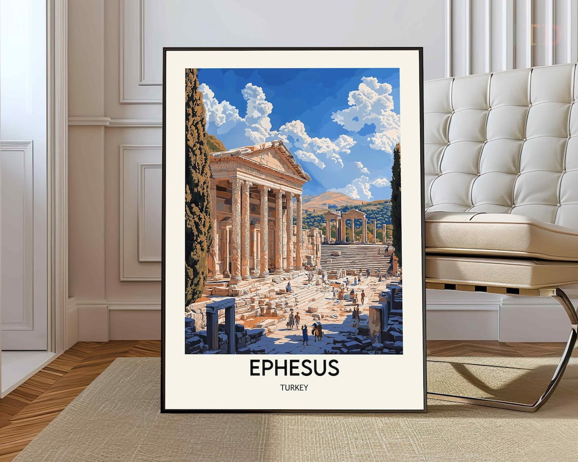 Ephesus Poster, Ephesusephesus Print, Ephesus Photo, Ephesus Poster ...
