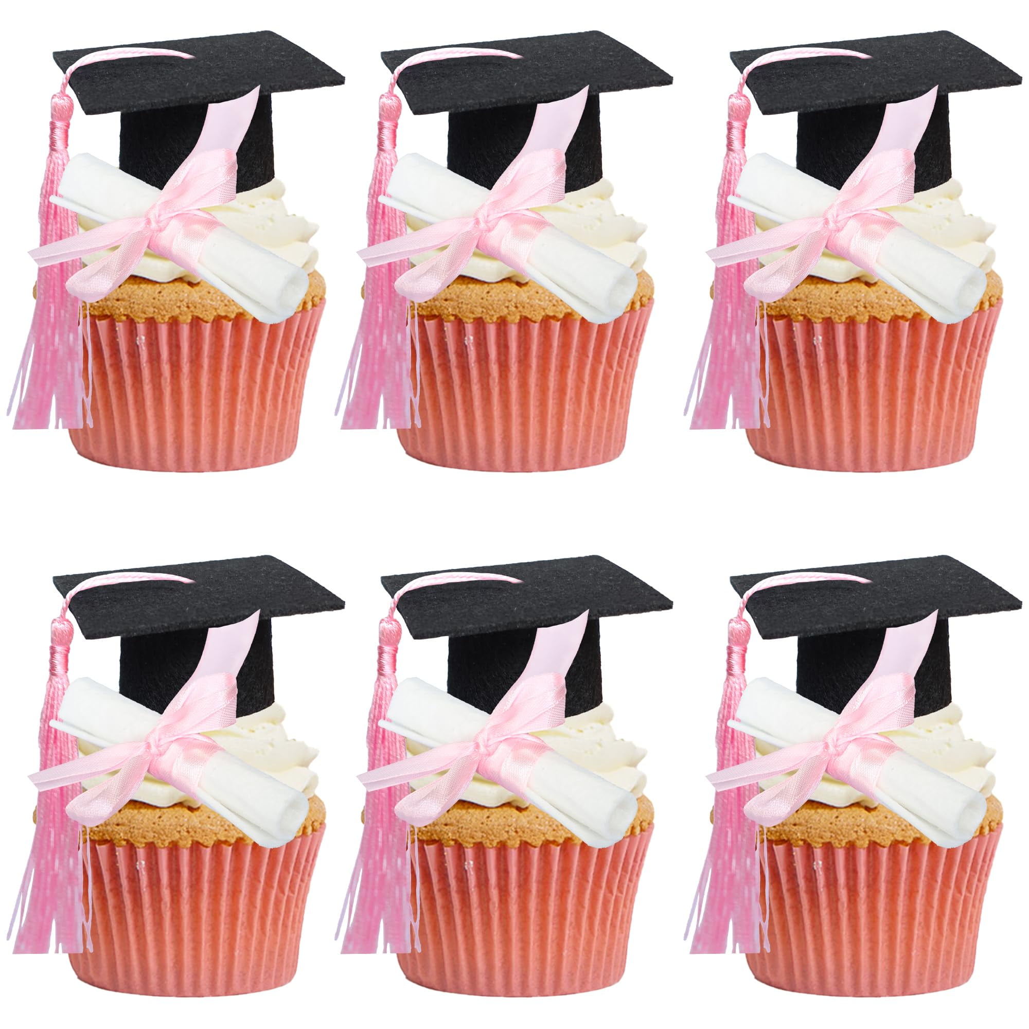 Ephlyn 24 Pack PresNok 3D 2025 DIY Graduation Cap Toppers and 24Pcs ...