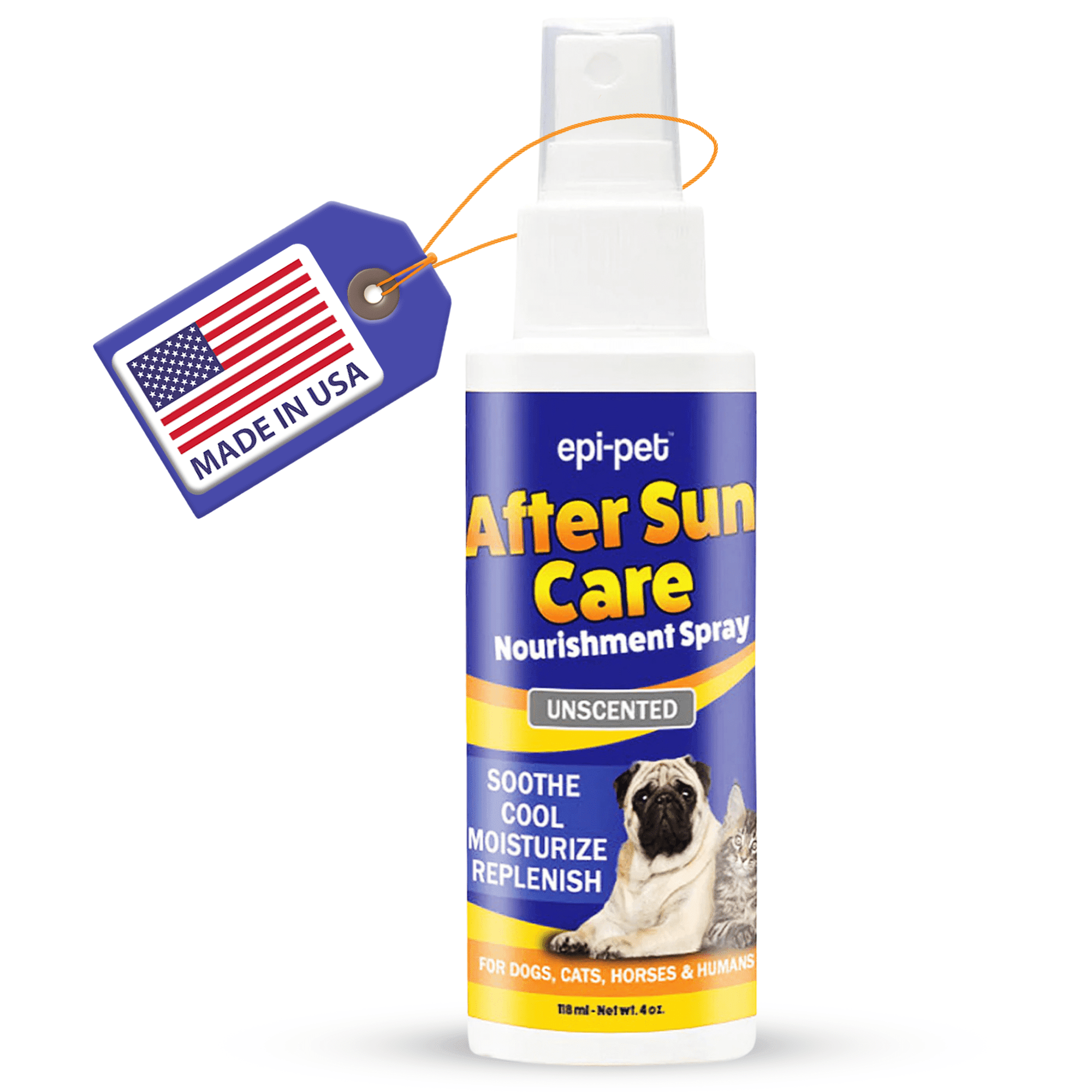 Epi-Pet After Sun Care Nourishment Spray, Veterinary Formulated Dog ...