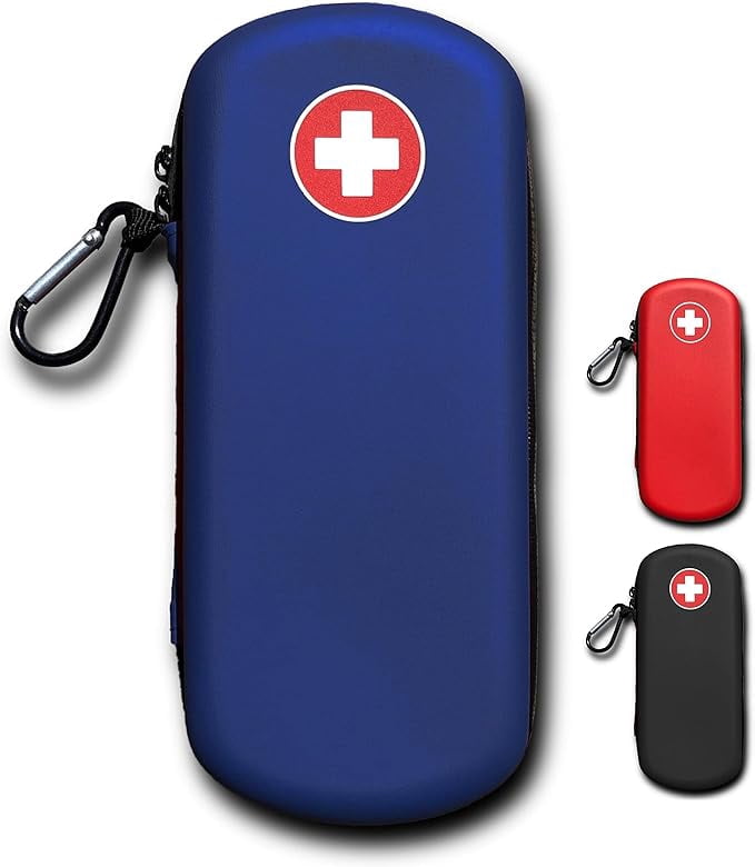 EpiPen Carrying Case, Durable EVA Foam, Water Resistant, Holds 2 ...