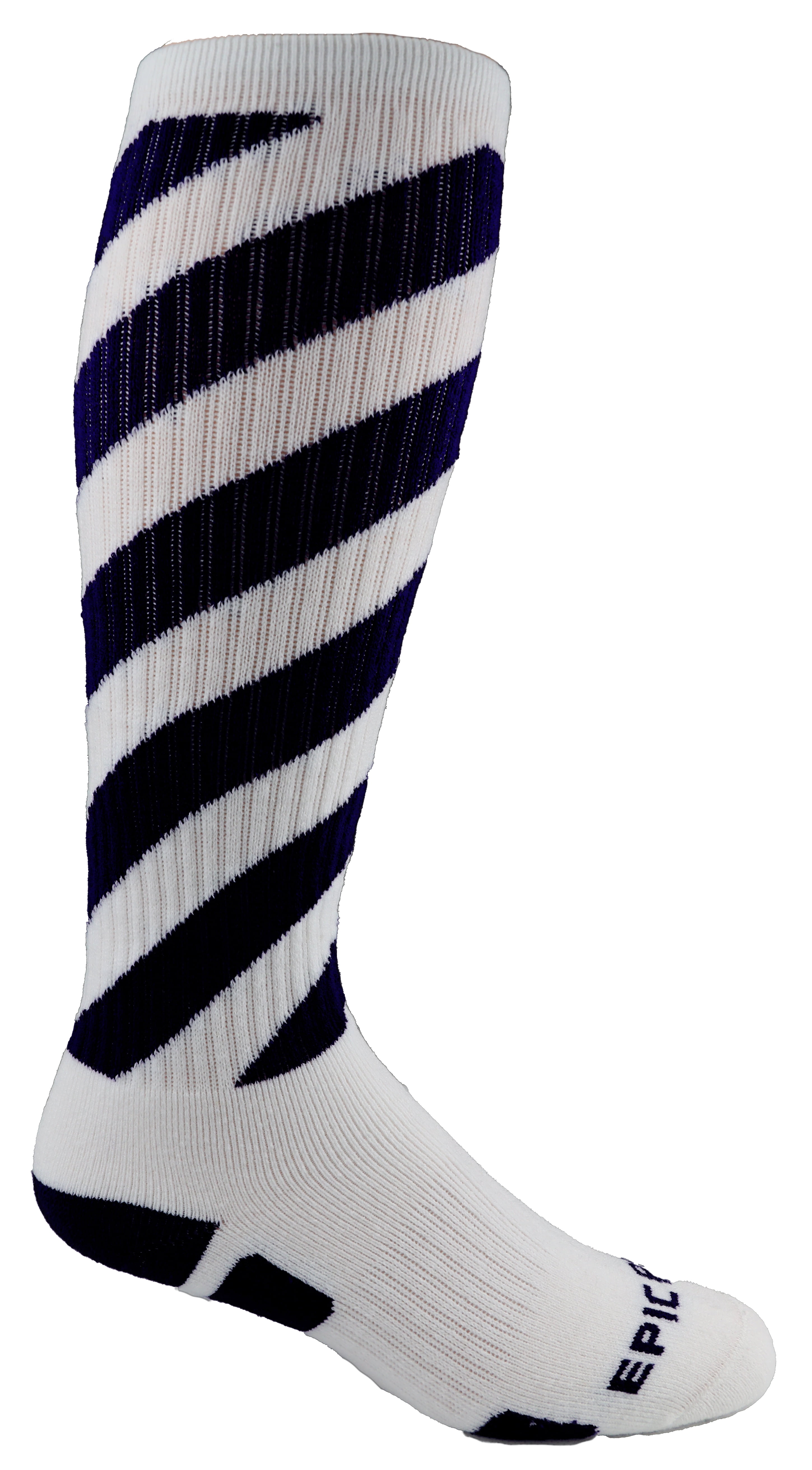 Epic Adult Barber Pole Striped - Cute Novelty Fun Design Knee-High ...
