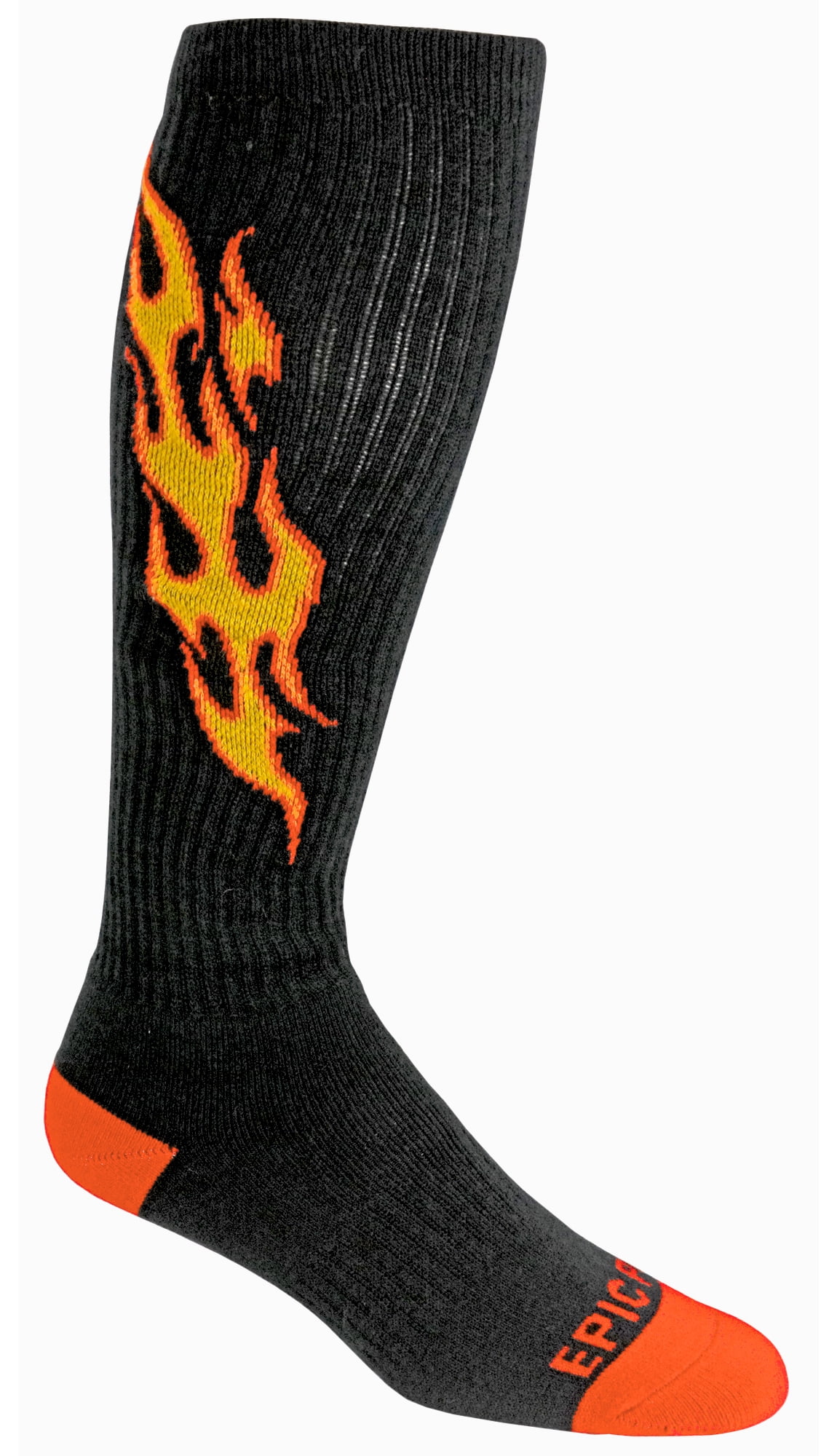Epic Adult Flame - Cute Novelty Fun Design Knee-High Socks (1-Pair ...