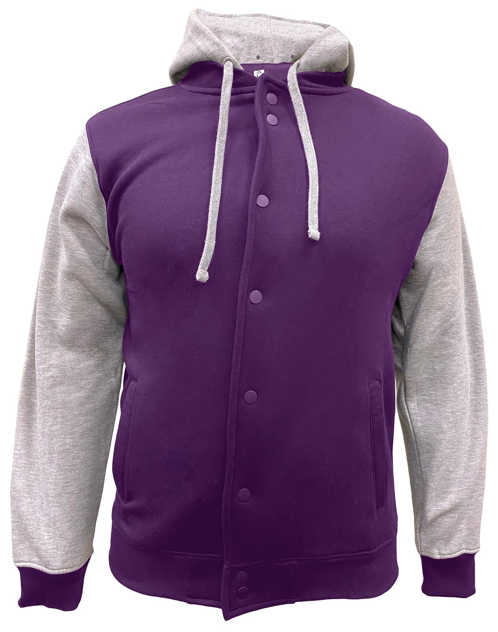 Epic Adult Letterman Varsity Jacket, Solid Trim Cotton Blend - Walmart.com