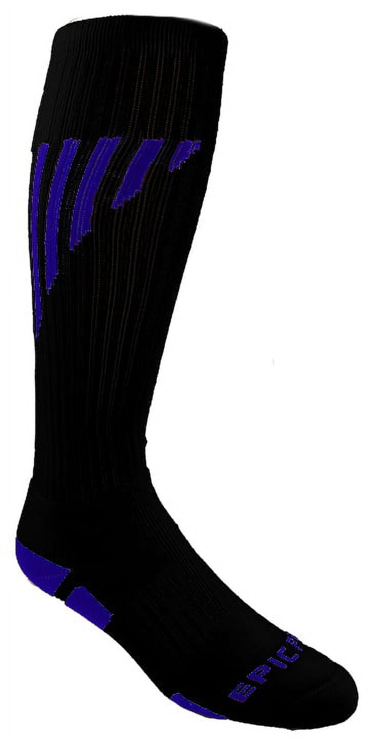 Epic Adult Motion Stripes - Cute Novelty Fun Design Knee-High Socks (1 ...