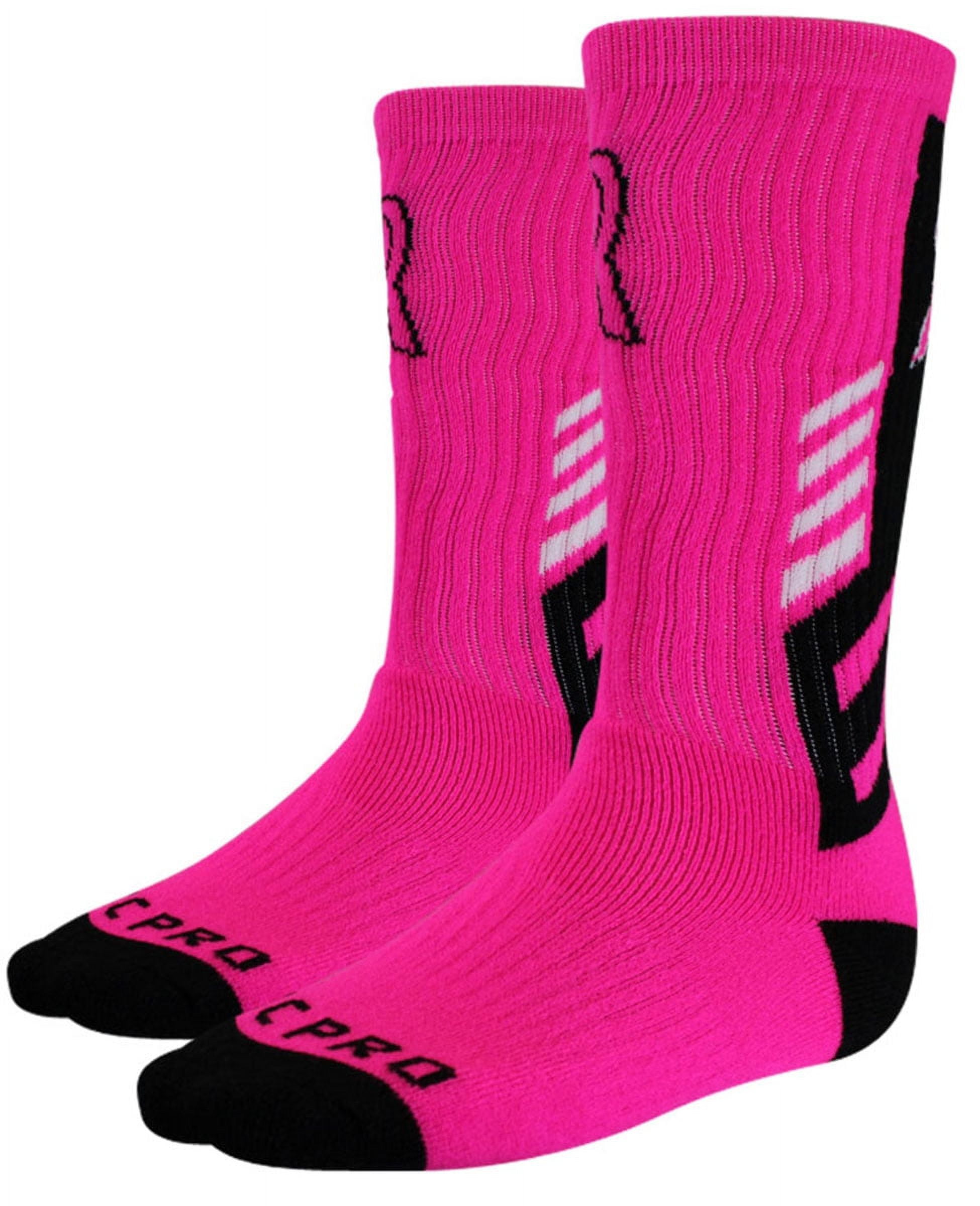 Epic Adult Over-The-Calf Breast Cancer Pink Top Rank Pink Ribbon Socks ...