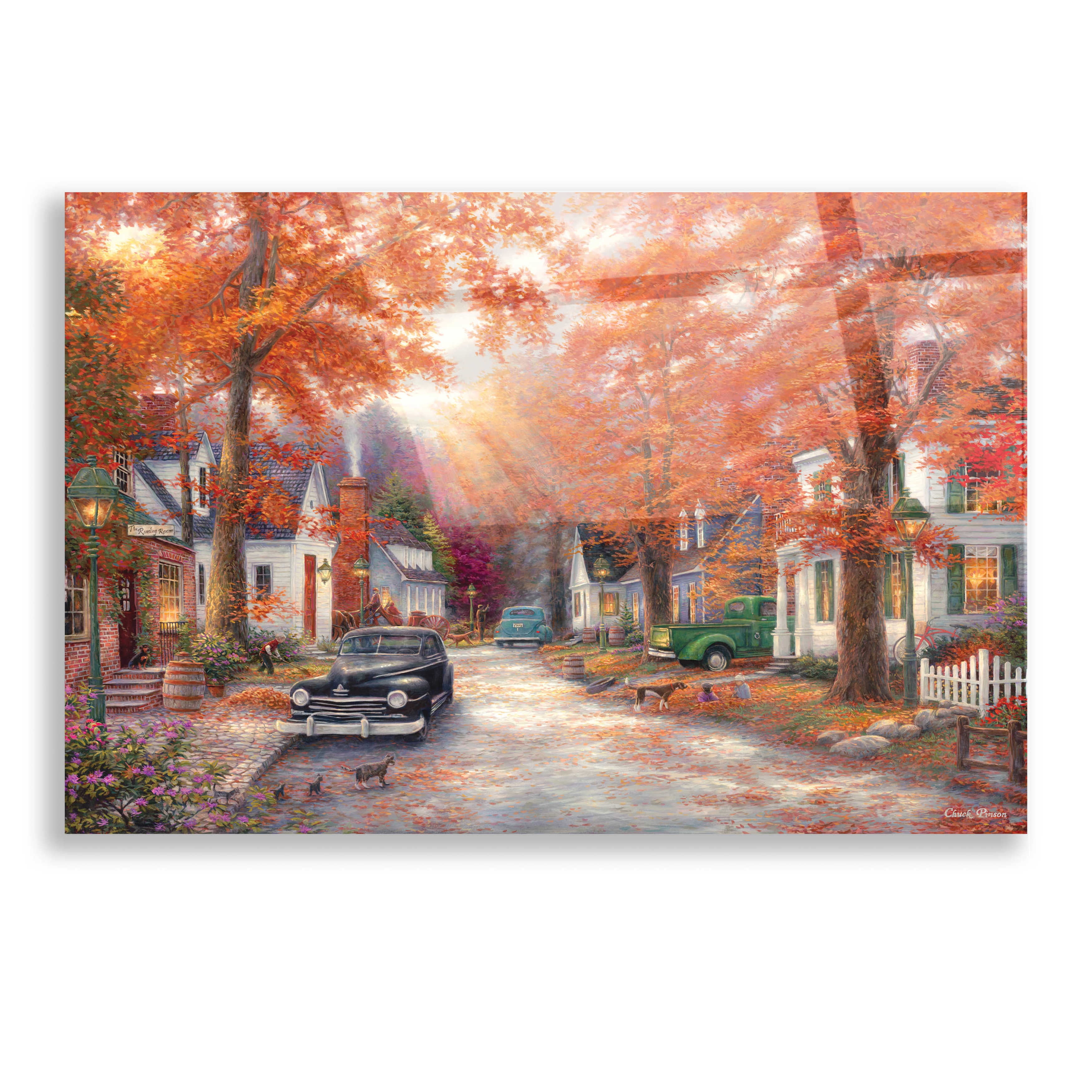 Epic Art 'A Moment on Memory Lane' by Chuck Pinson, Acrylic Glass Wall Art, 16"x12" - Walmart.com