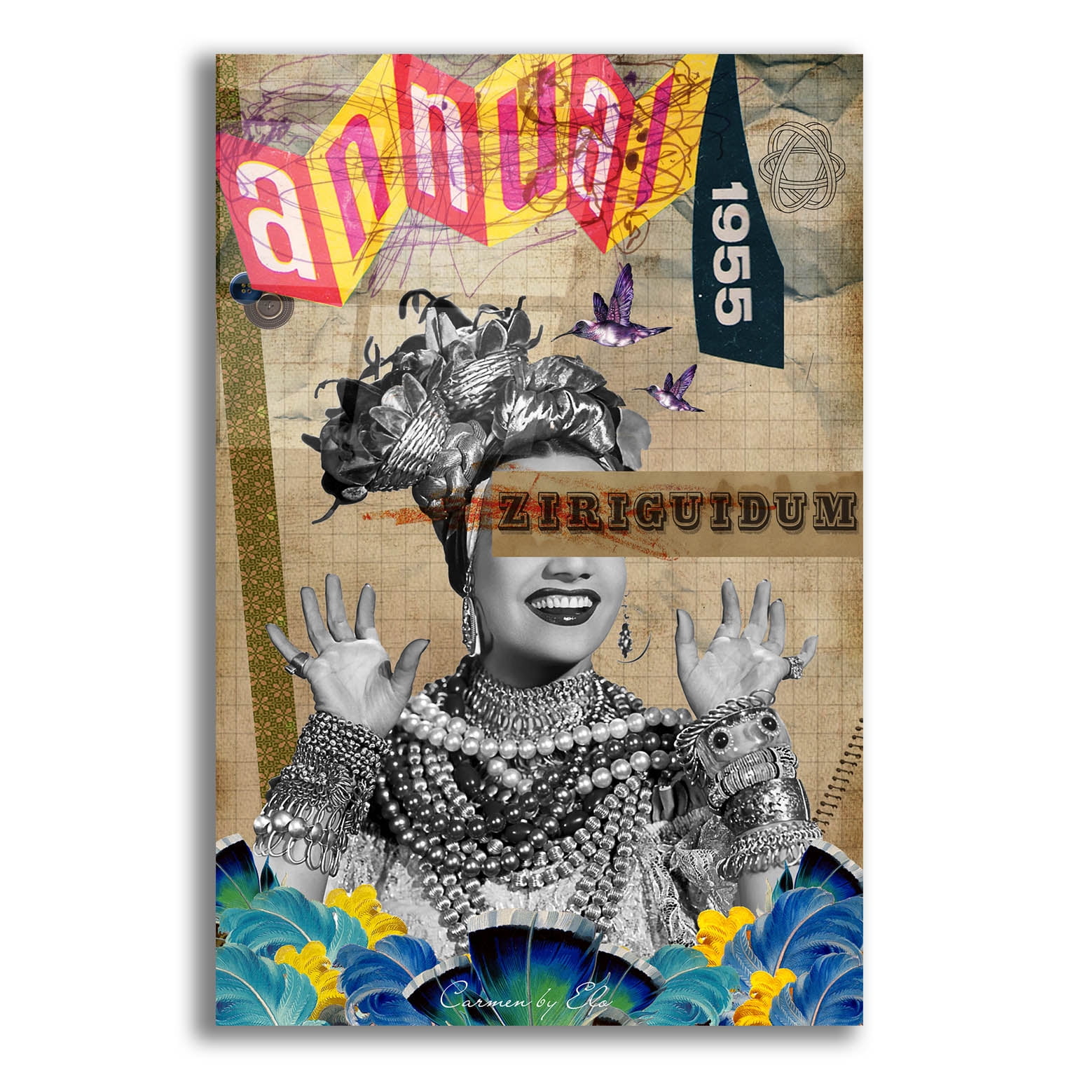 Epic Art 'Carmen' by Elo Marc, Acrylic Glass Wall Art, 16"x24 ...