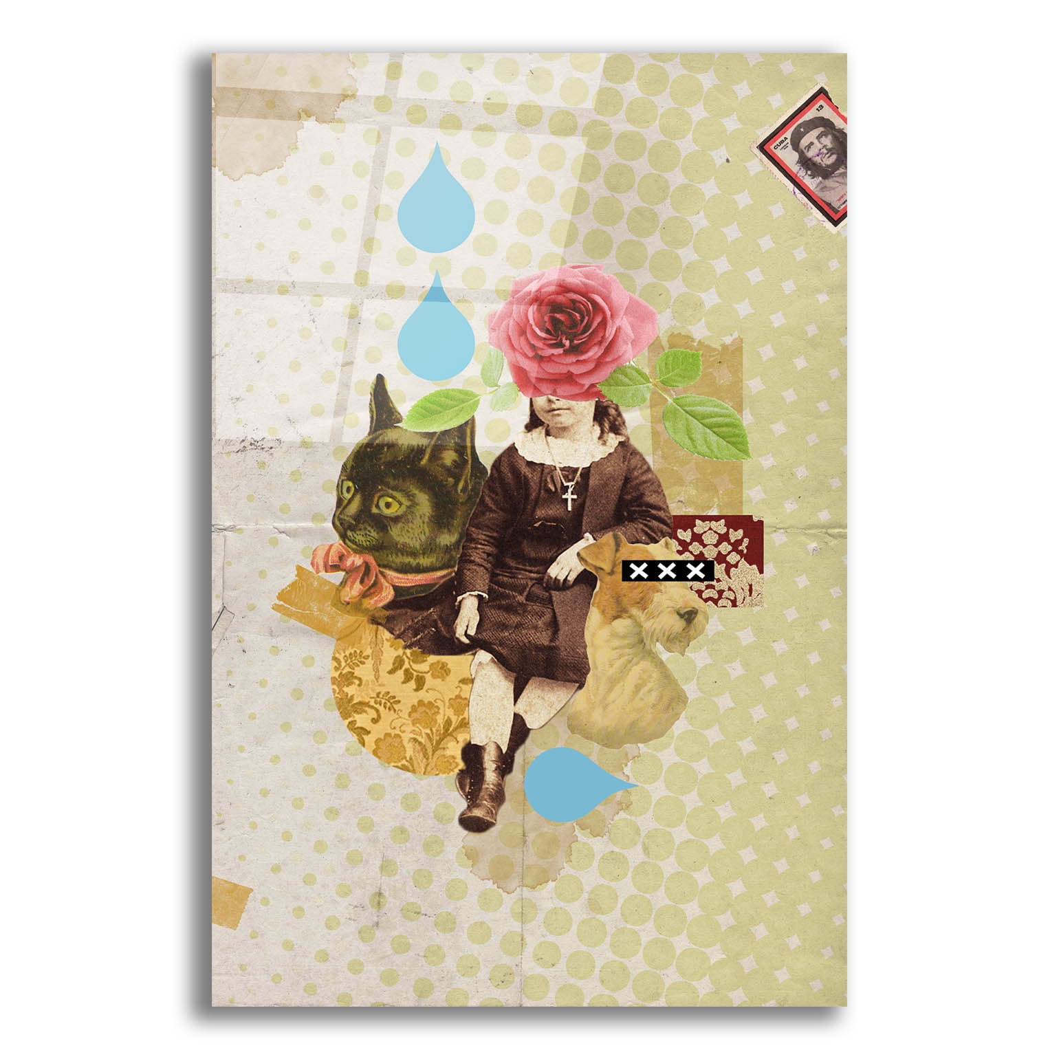 Epic Art 'Childhood' by Elo Marc, Acrylic Glass Wall Art, 12"x16 ...