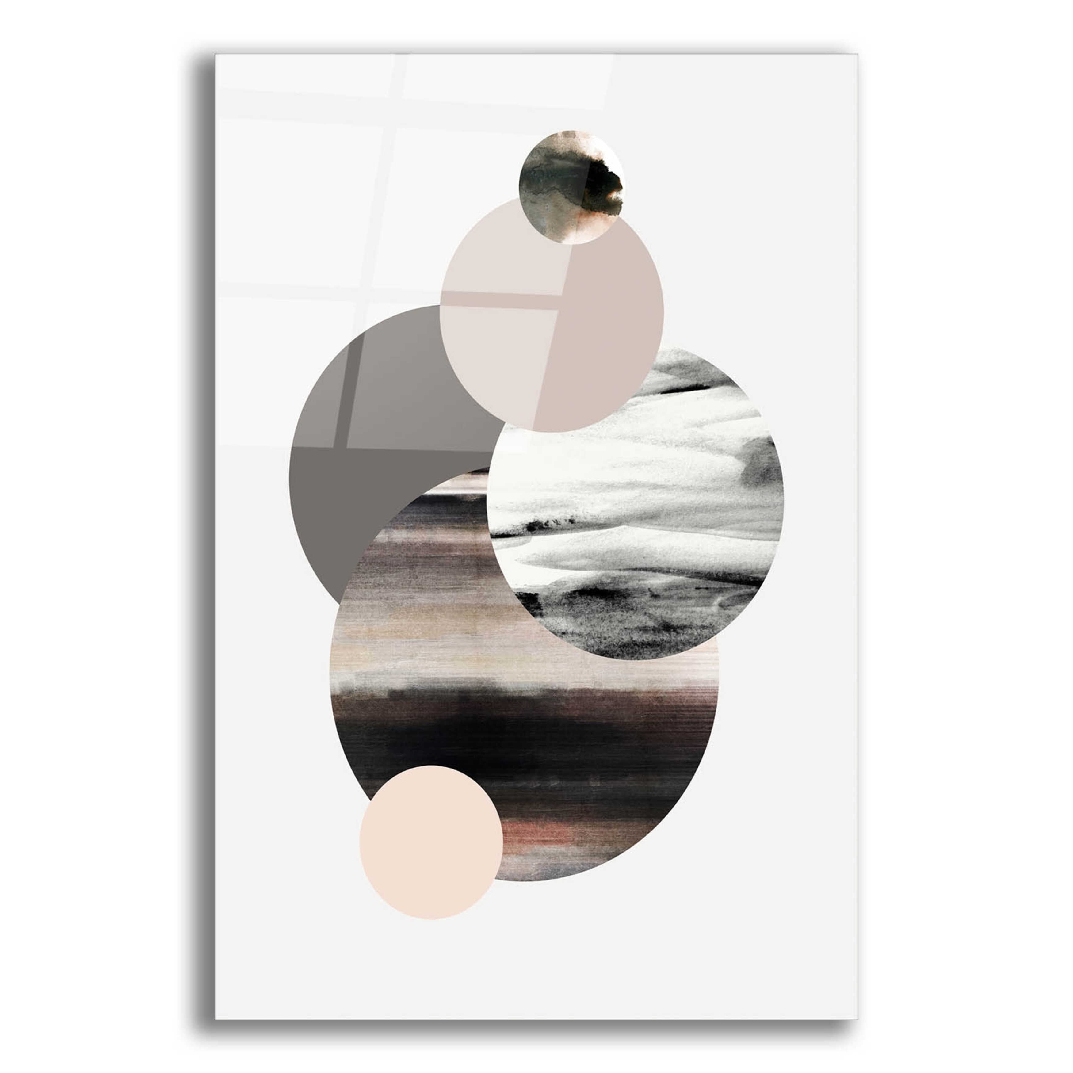 Epic Art 'Circles 1' by Design Fabrikken, Acrylic Glass Wall Art, 12 ...