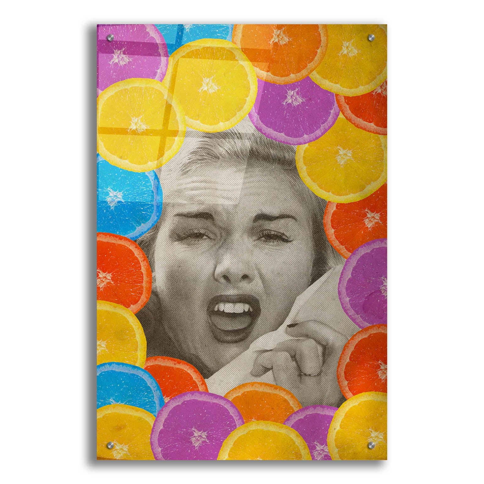 Epic Art 'Citrus Muss' by Elo Marc, Acrylic Glass Wall Art, 24"x36 ...