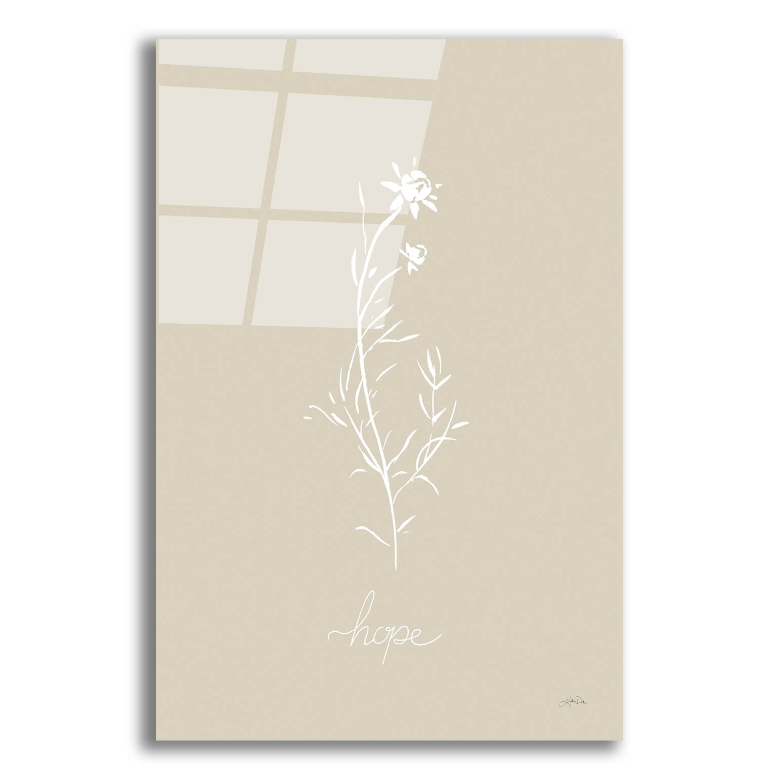 Epic Art 'Delicate Wildflowers 1' by Katrina Pete Acrylic Glass Wall ...