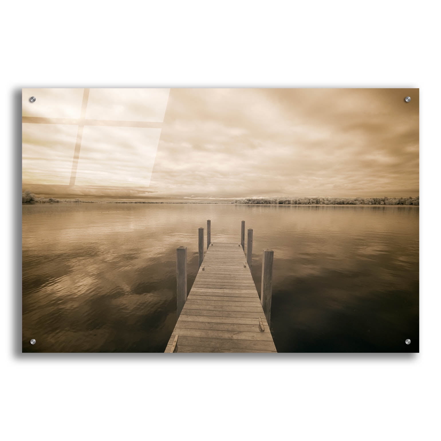 Epic Art 'Dock at Crooked Lake, Conway, Michigan 09' by Monte Nagler ...