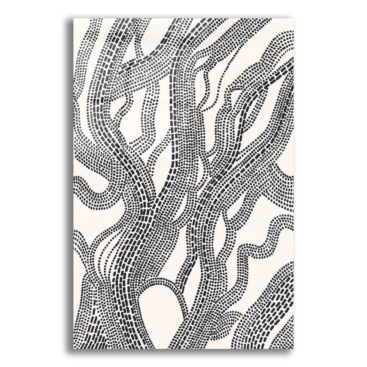 Epic Art 'Dots and Dashes I' by Regina Moore, Acrylic Glass Wall Art ...