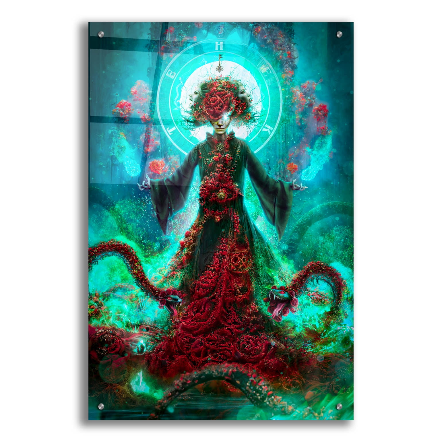 Epic Art 'Hecate' by Mario Sanchez Nevado, Acrylic Glass Wall Art, 24 ...