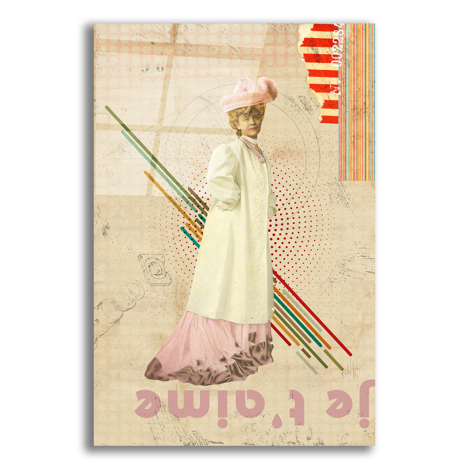 Epic Art 'Je T'aime' by Elo Marc, Acrylic Glass Wall Art, 12"x16 ...