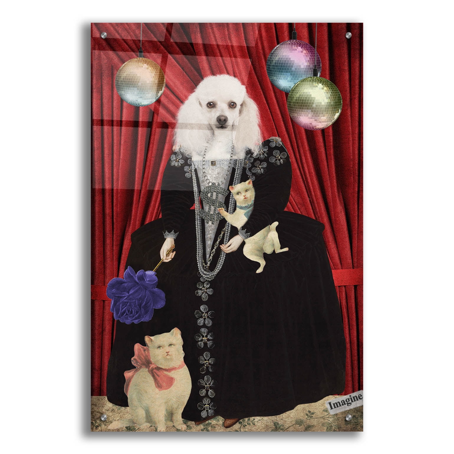 Epic Art 'Jezebel' by Elo Marc, Acrylic Glass Wall Art, 24"x36 ...
